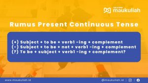 Present Continuous Tense: Pengertian, Rumus, & Contoh Kalimat ...